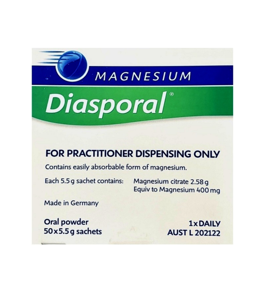 Magnesium Diasporal Oral Powder 50 x 5.5g sachets - Pittwater Pharmacy ...