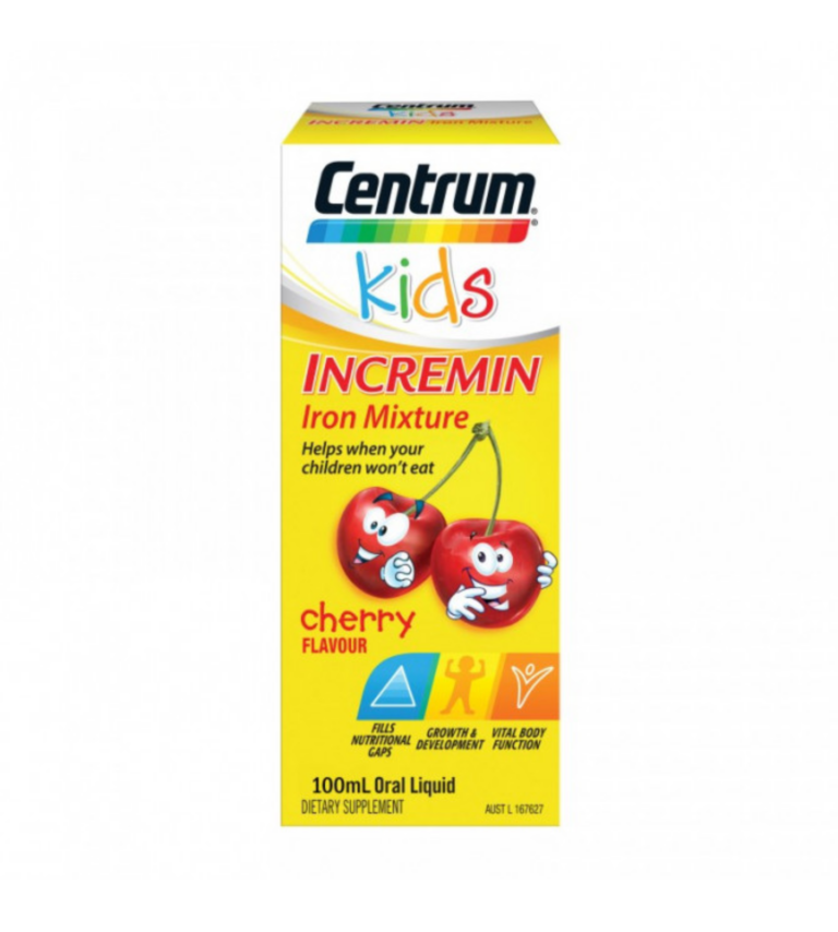 Centrum Kids Incremin Iron Syrup - 100ml - Pittwater Pharmacy ...