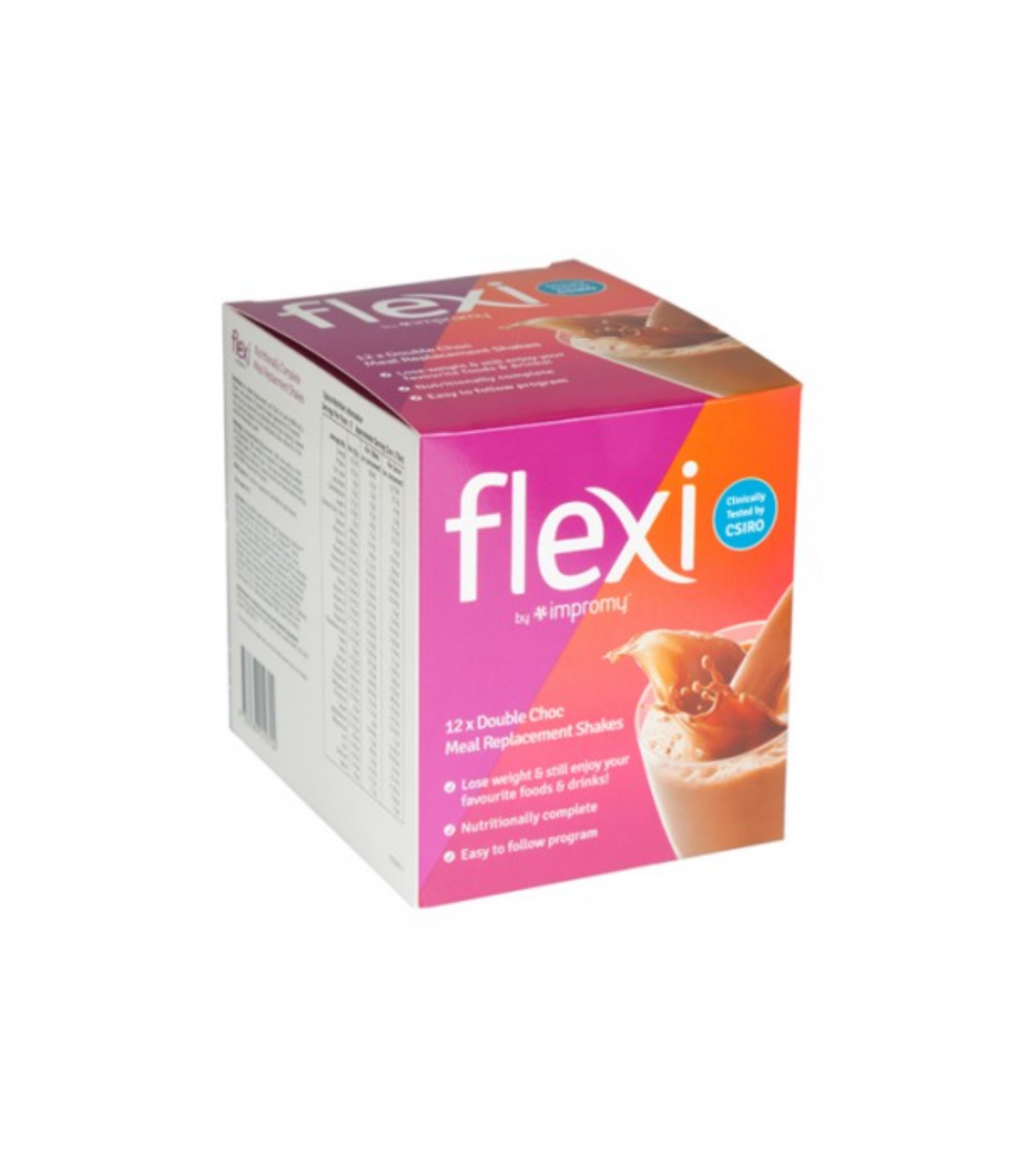 Flexi By Impromy Double Chocolate Meal Replacement Shakes 12 Pack ...