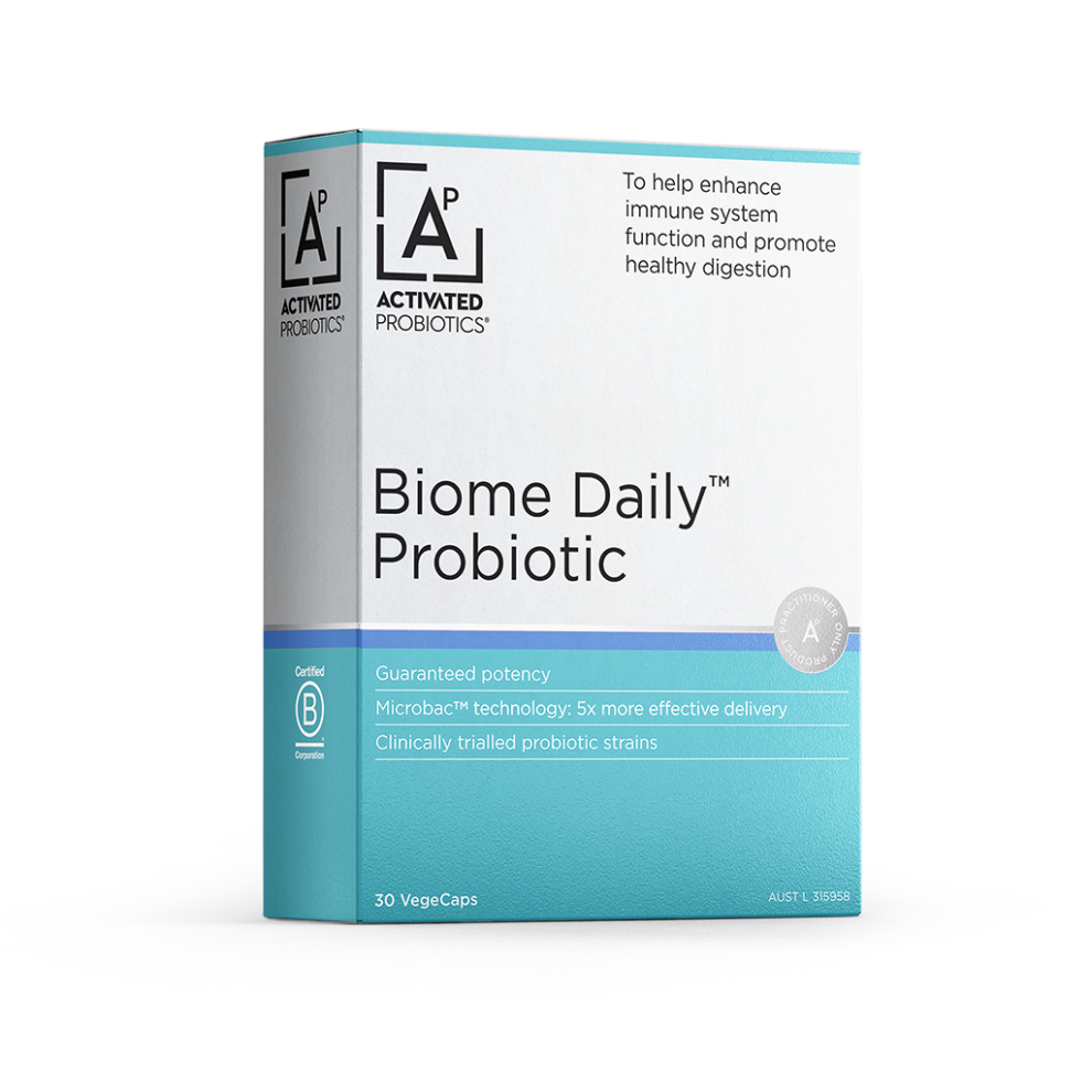 Activated Probiotics Biome Daily Probiotic 30 VegeCaps - Pittwater ...